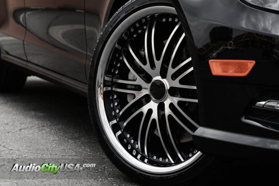 2013 Mercedes Benz CLS 550 | 20" XIX Wheels X15 black machine chrome ...