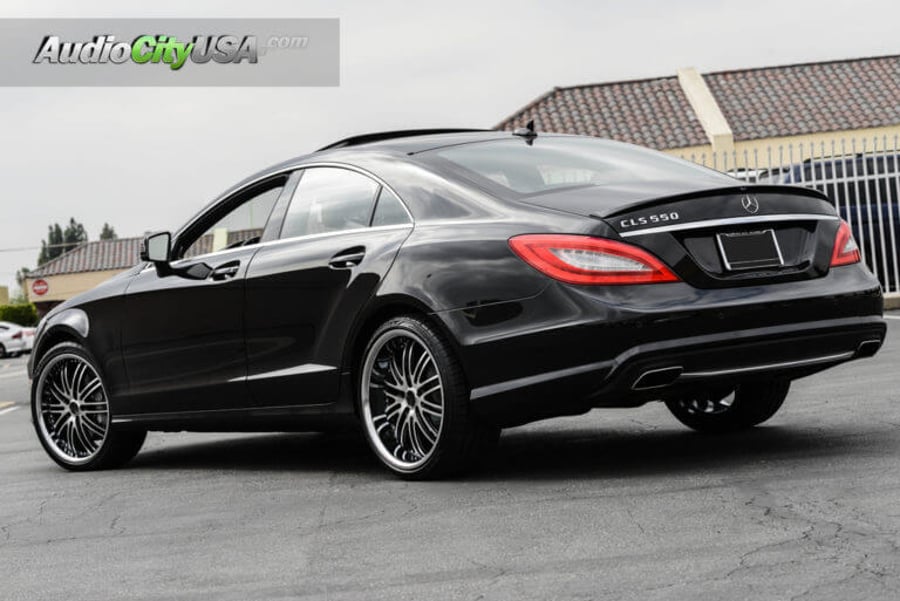 2013 Mercedes Benz CLS 550 | 20" XIX Wheels X15 black machine chrome ...