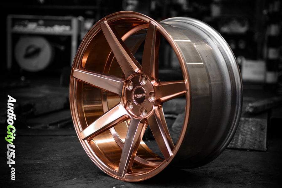 20x10 Rennen Wheels CRL 70 Polish Copper | Built for Audi A4 ...