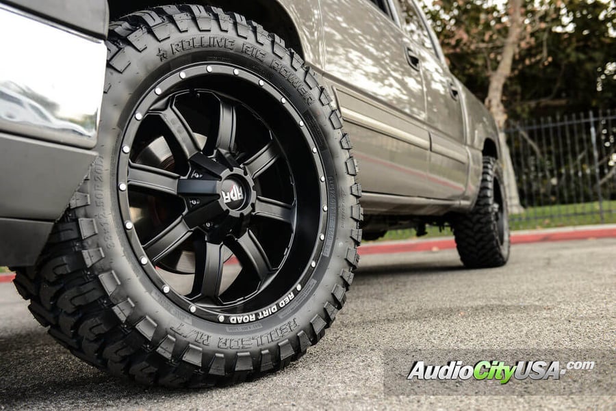 20" Red Dirt Road RDR Wheels RD01 Satin Black Off-Road Rims For 2006 ...