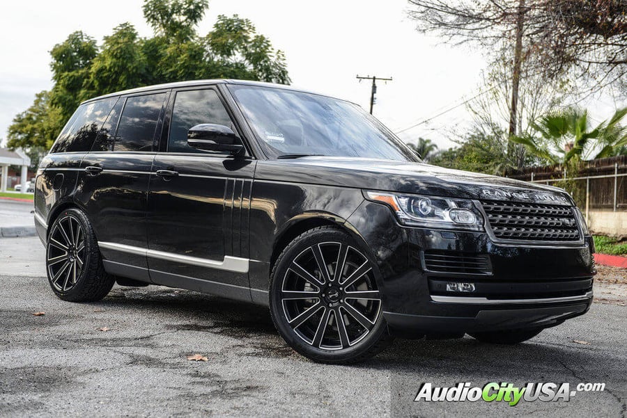 22" Giovanna-Gianelle Wheels Santoneo Black for 2016 Range Rover HSE