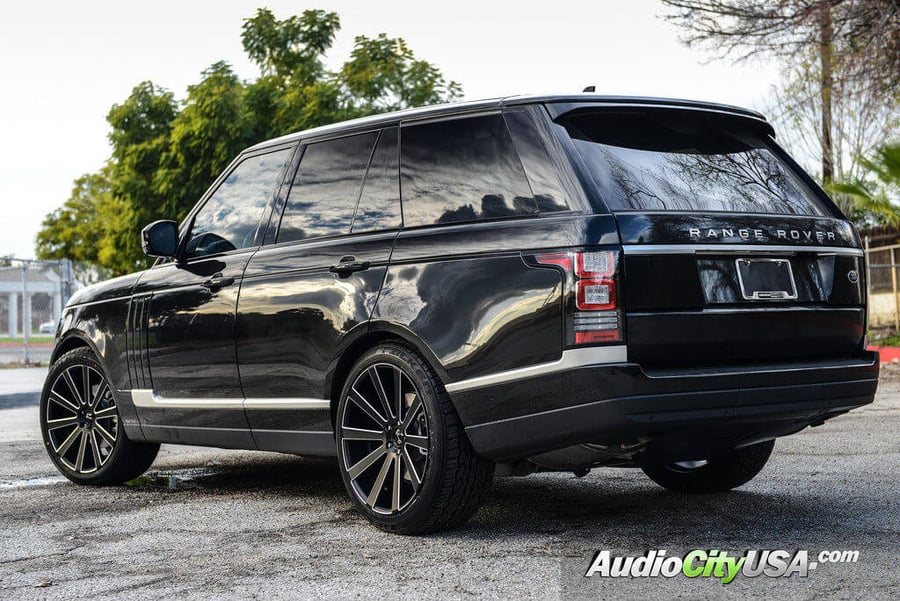22" Giovanna-Gianelle Wheels Santoneo Black for 2016 Range Rover HSE