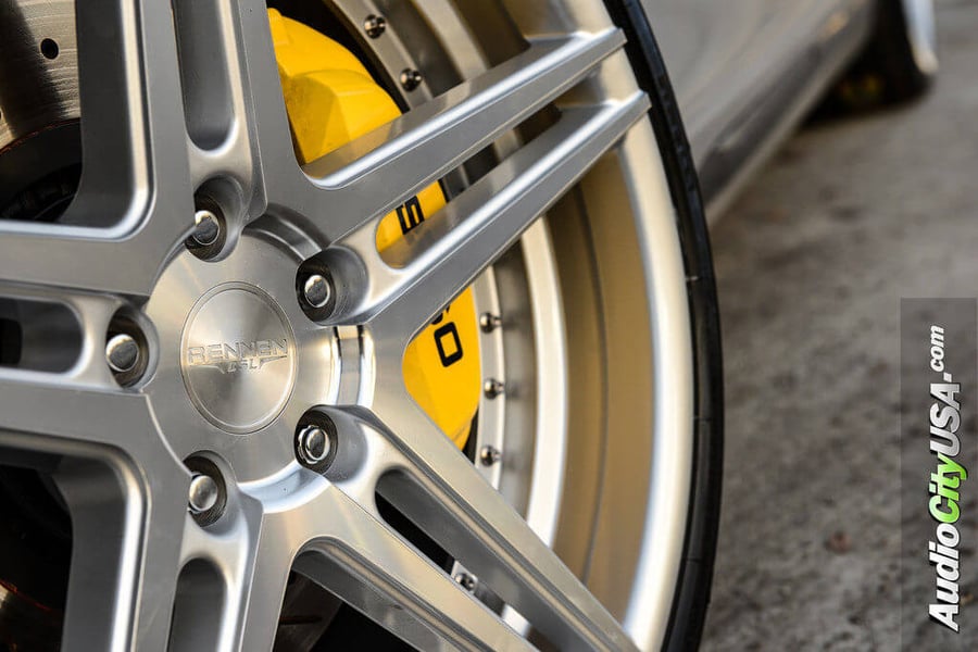 2009 Lexus GS 460 | 20" Rennen Wheels CSL3 Silver with Chrome Bolt Rims ...