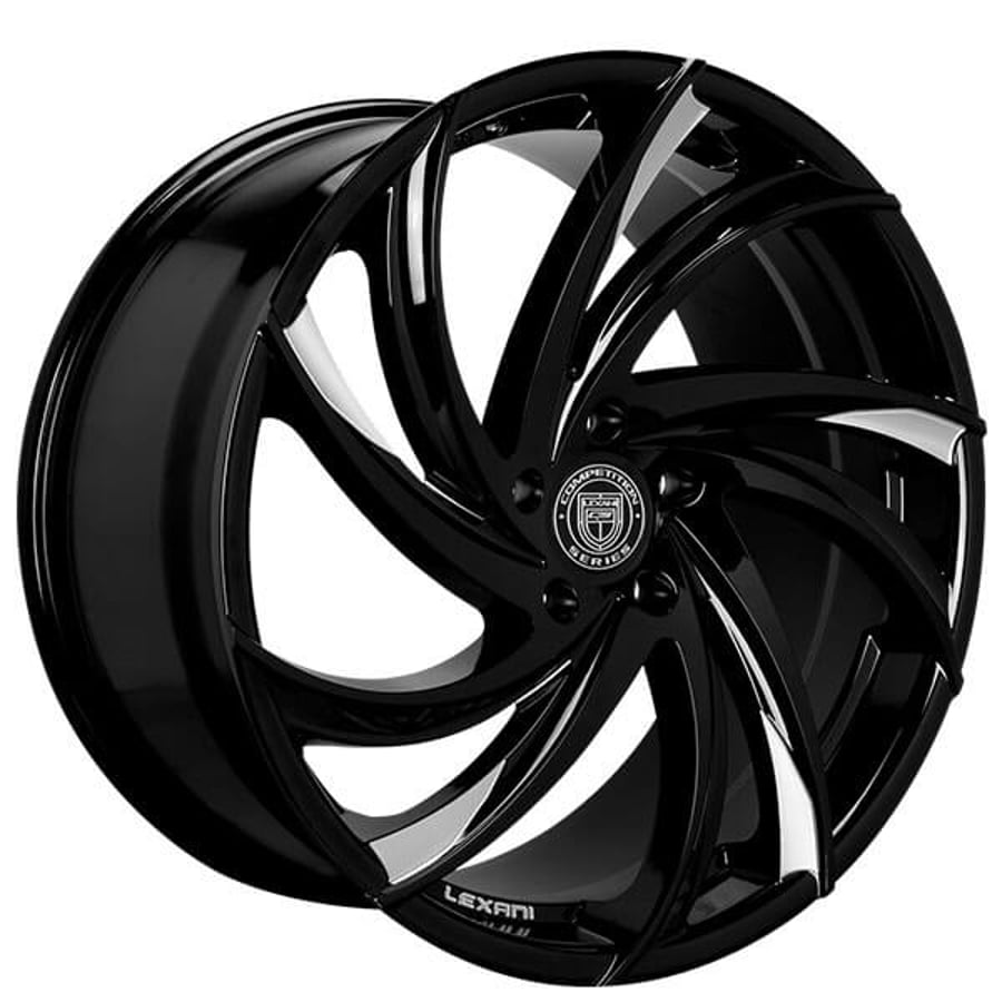 22″ Staggered Lexani Wheels R-Twelve with Black SS Lip Rims | 2015 ...