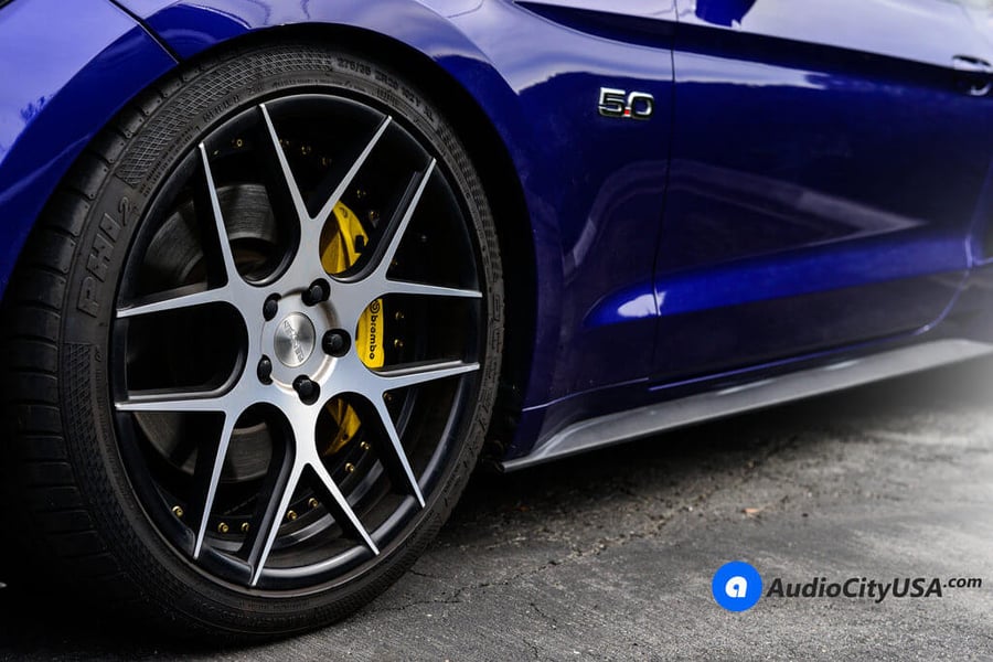 2015 Ford Mustang GT 5.0 | 20" Rennen Wheels CSL 4 Black Machine ...