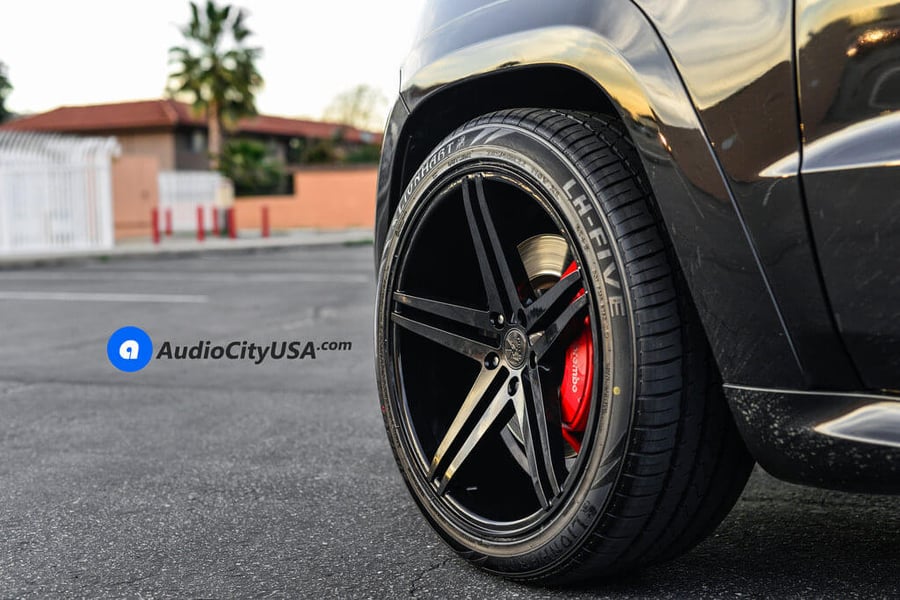2014 Jeep Grand Cherokee SRT8 | 22" Verde Wheels V39 Parallax Gloss ...