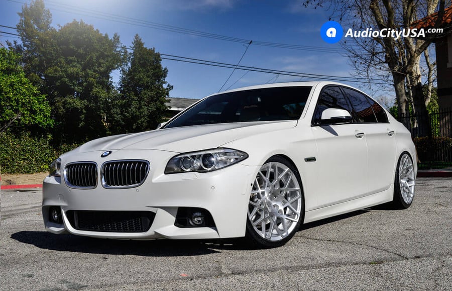2015 BMW 535i | 20" Rennen Wheels CRL 90 Brush Silver Rims ...