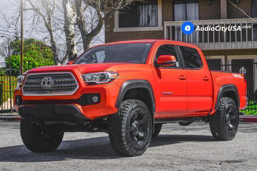 2017 Toyota Tacoma TRD | 18" XD Wheels XD811 Satin Black Off-Road Rims ...