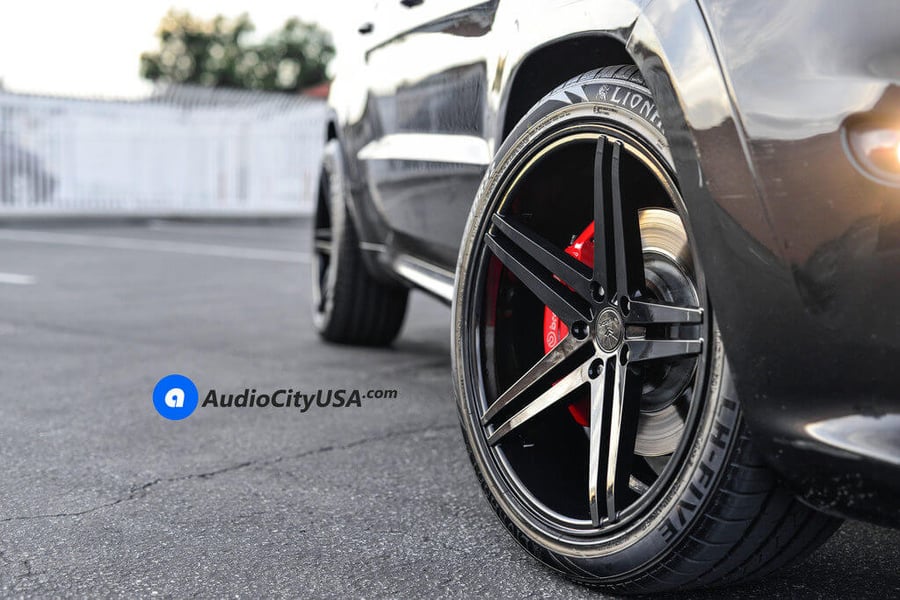 2014 Jeep Grand Cherokee SRT8 | 22" Verde Wheels V39 Parallax Gloss ...