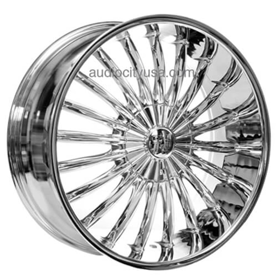 28 inch Chevy Replica Velocity Wheels 258 Texas Edition- Silver ...