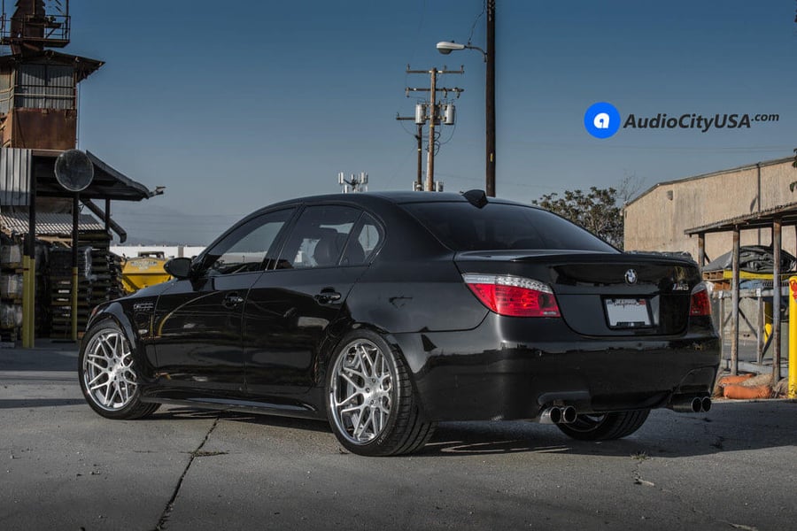 20" Rennen Forged Wheels RL-M8 Silver Brushed Face With Chrome Lip ...