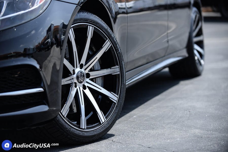 2016 Mercedes Benz S 550 | 20" Inovit Wheels Revolve Black Machine rims ...