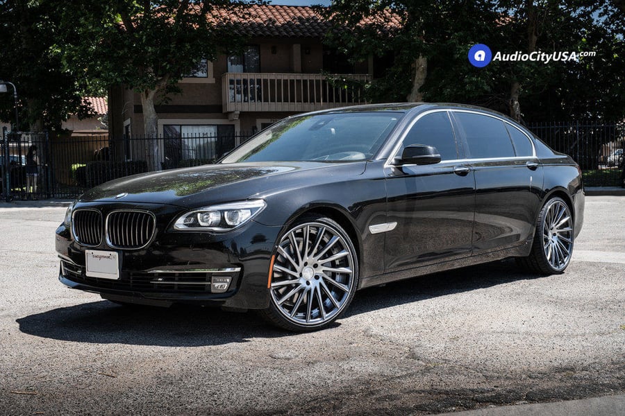 22" Road Force Wheels RF-16 Gunmetal Machined Concave Rims | 2013 BMW ...