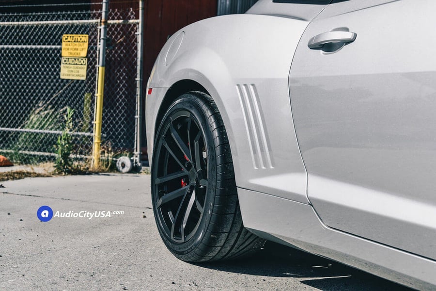 20" Chevy Camaro ZL1 Satin Black OEM Replica Rims | Goodyear Tires ...