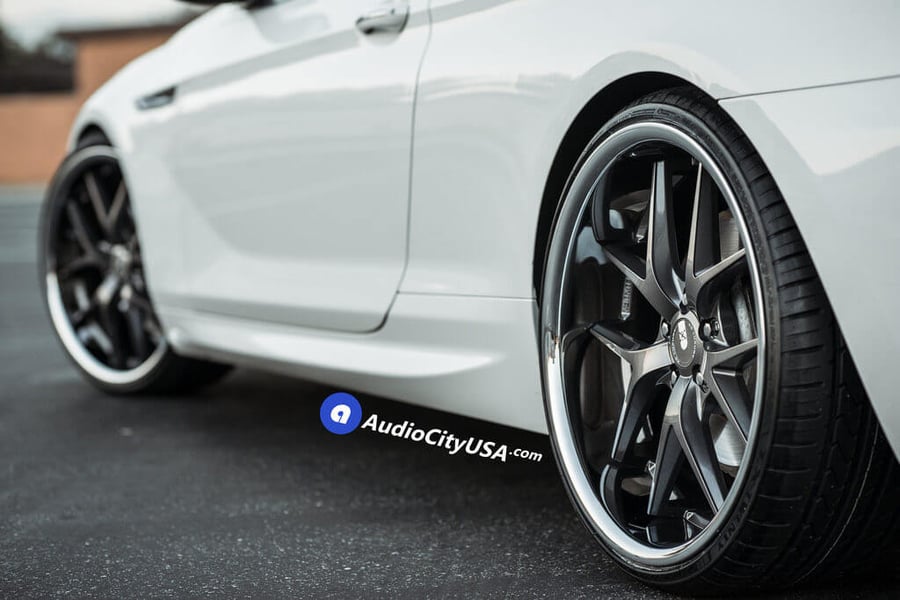 22″ XO Wheels X140 Athens Gunmetal with Chrome SS Lip Rims