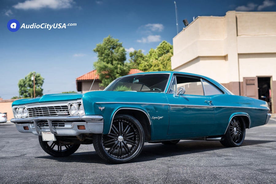 22″ 2 Crave Wheels No. 11 Satin Black for 1969 Chevy Impala SS