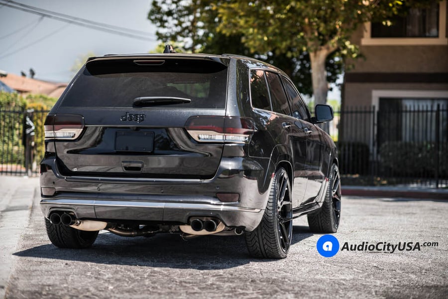 24″ Giovanna Wheels Haleb Gloss Black Rims For 2016 Jeep Grand Cherokee