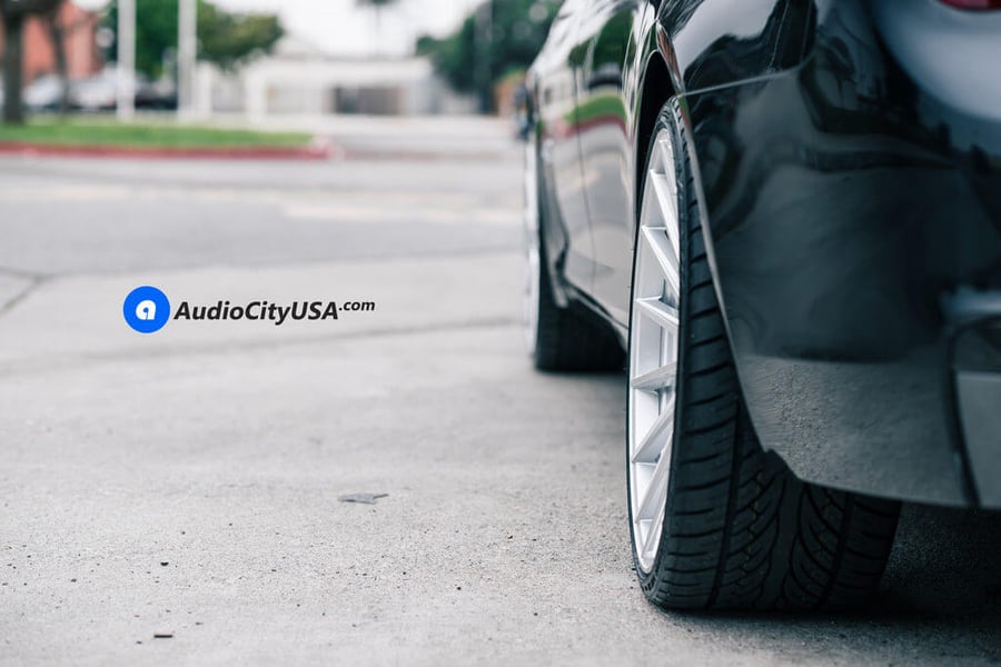 22" Staggered Road Force Wheels RF15 Silver Machined Rims for 2014 BMW ...