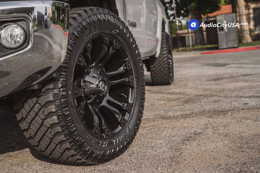 20″ Fuel Off-Road Wheels D560 Vapor Matte Black Rims For 2016 Toyota Tundra
