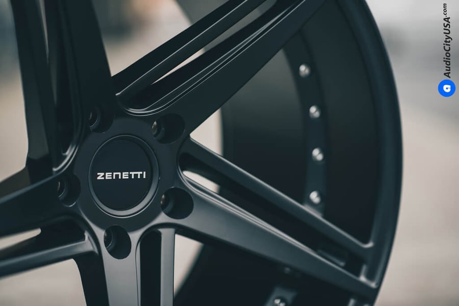 20" Zenetti Wheels Laguna Satin Black Now in Stock | BLG082417