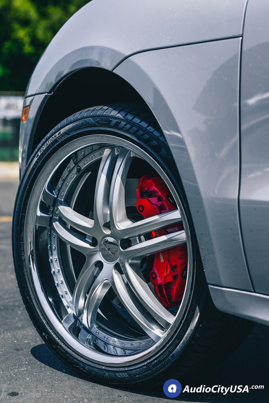 22″ XIX Wheels X15 Silver Machined with Chrome Lip Rims for 2015 ...