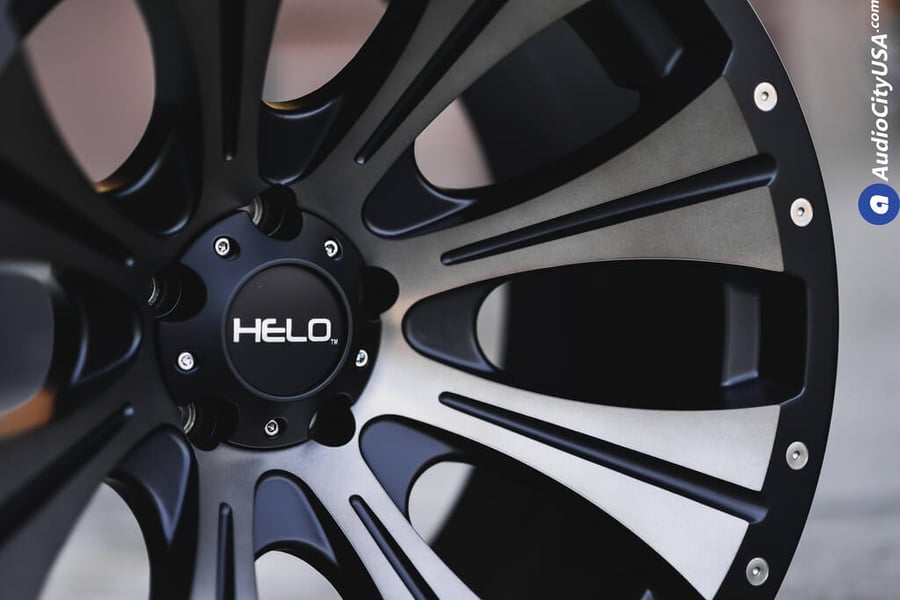 20×12 Helo Wheels HE901 Satin Black, Double Tint Face