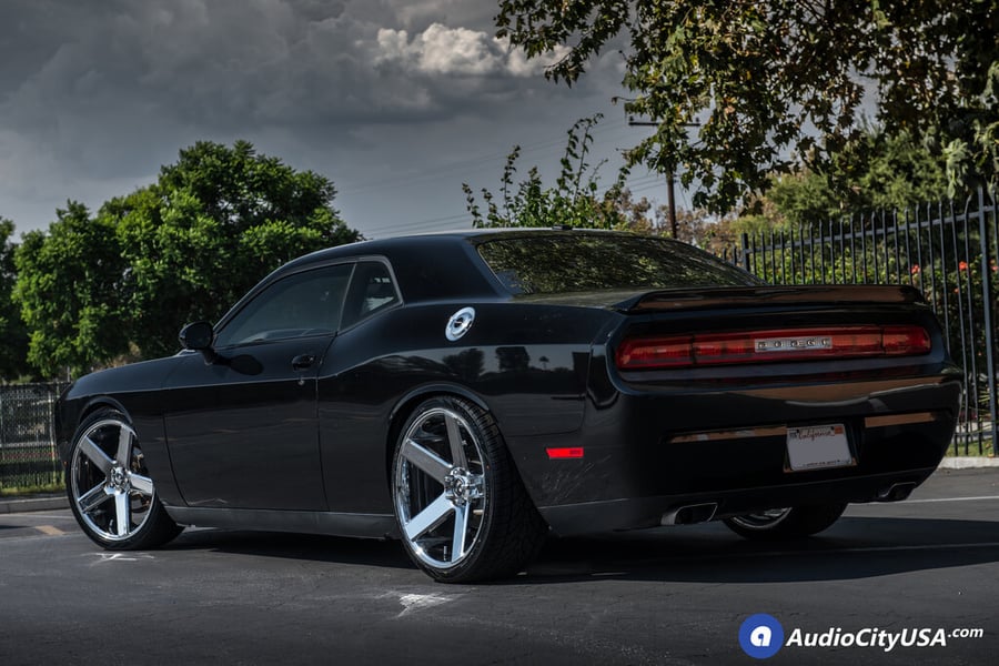 22" Dub Wheels S115 Baller Chrome Deep Concave Rims For 2013 Dodge ...