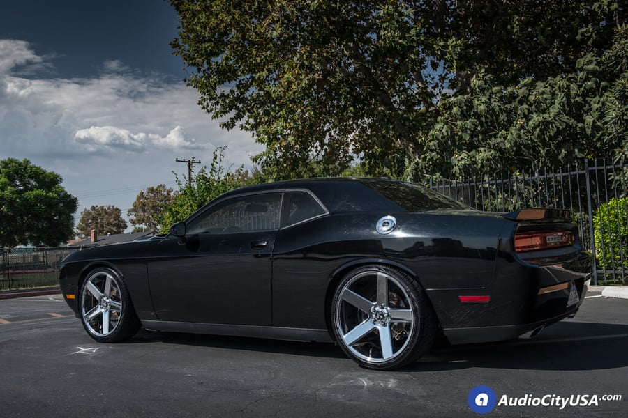 22" Dub Wheels S115 Baller Chrome Deep Concave Rims For 2013 Dodge ...