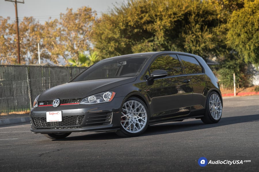 18″ Rotiform Wheels BLQ Silver Machined Rims For 2015 Volkswagen Golf GTI
