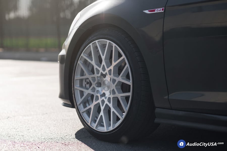 18″ Rotiform Wheels BLQ Silver Machined Rims For 2015 Volkswagen Golf GTI