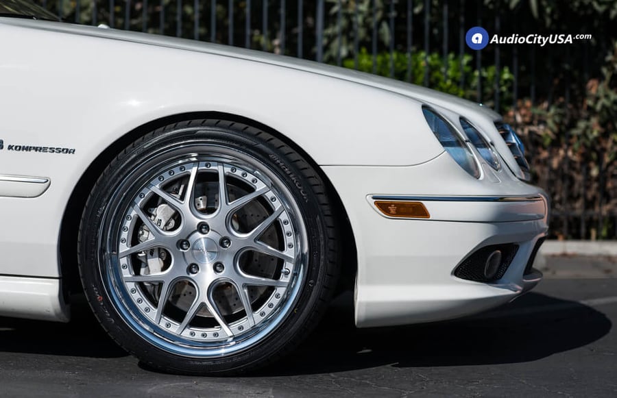 20" Rennen Wheels CSL 2 Brush Silver Chrome Step Lip Rims | Hankook ...