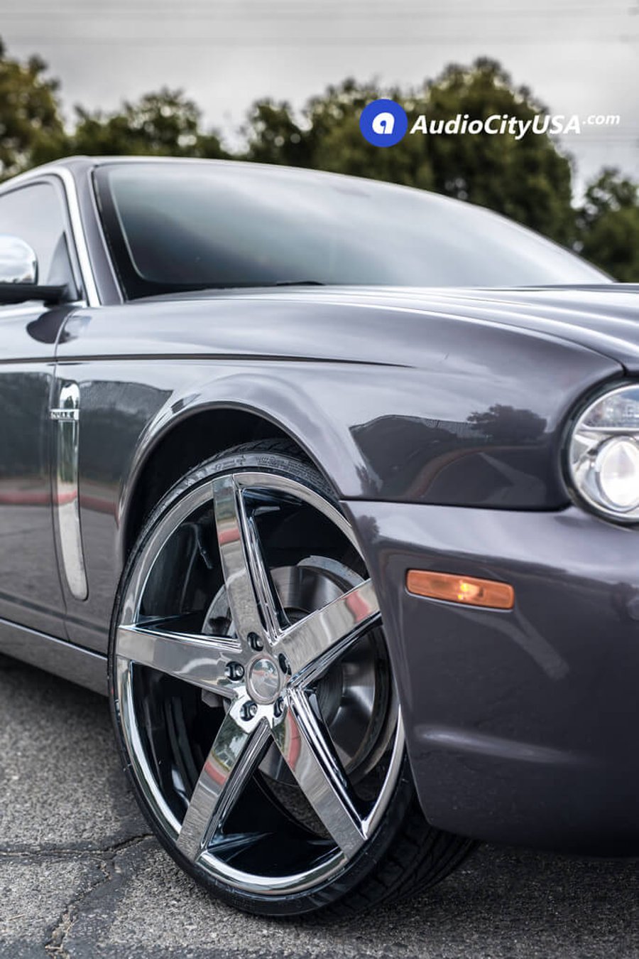 22" Paragon Wheels Rosso-Affinity Chrome Rims | 2008 Jaguar XJ ...