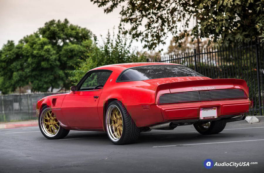 20" Rennen Wheels CSL 2 Gold Face Chrome Step Lip | 1979 Pontiac ...