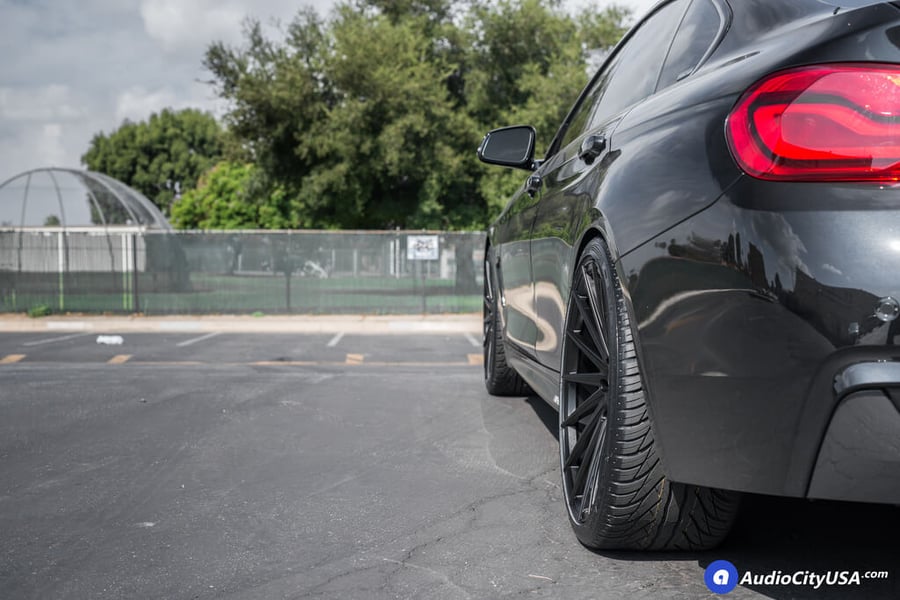 20″ Varro Wheels VD15 Satin Black Rims For 2016 BMW 430i Gran Coupe