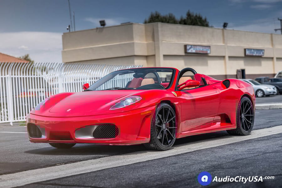 20″ Vertini Wheels RFS1.2 Gloss Black Machined for 2007 Ferrari F430 Spider