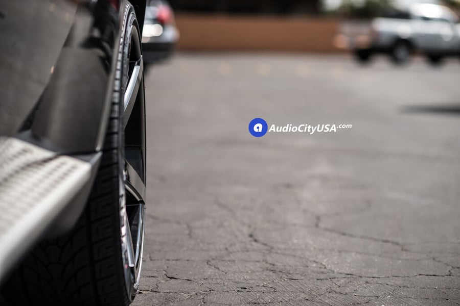 22" Paragon Wheels Rosso Affinity Gloss Black Milled Rims | 2011 BMW X6 ...