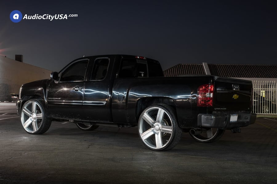 28 inch Chevy Replica Velocity Wheels 258 Texas Edition- Silver ...