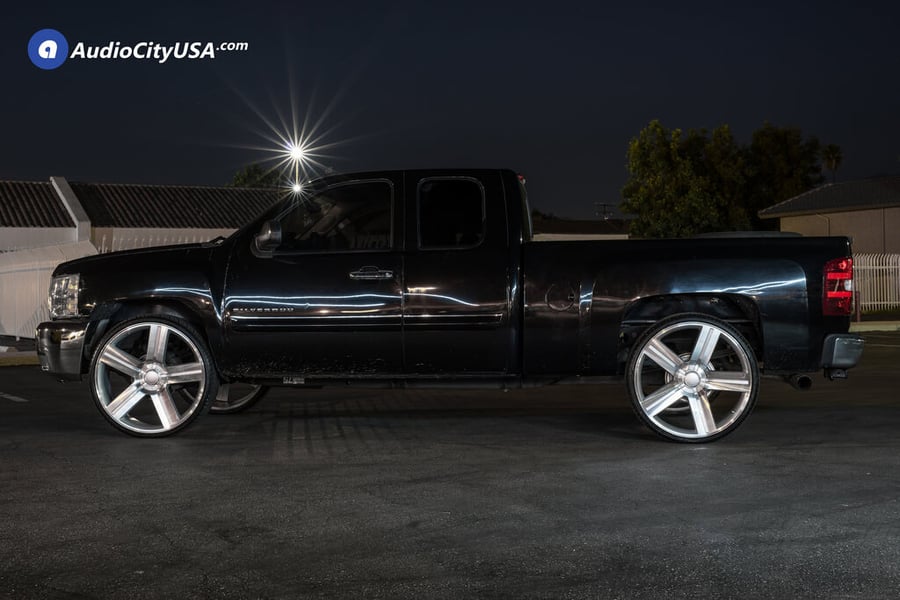 28 inch Chevy Replica Velocity Wheels 258 Texas Edition- Silver ...