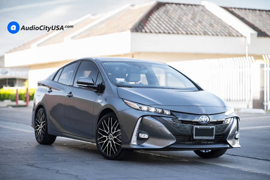 18" DRW Wheels D3 Black Machine Finish | 225-40-18 Tires | 2017 Toyota ...