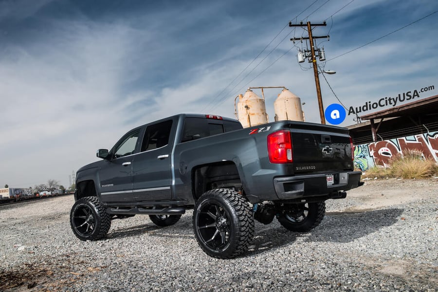 20" Fuel Wheels D556 Coupler Black Machined with Dark Tint Face Rims ...