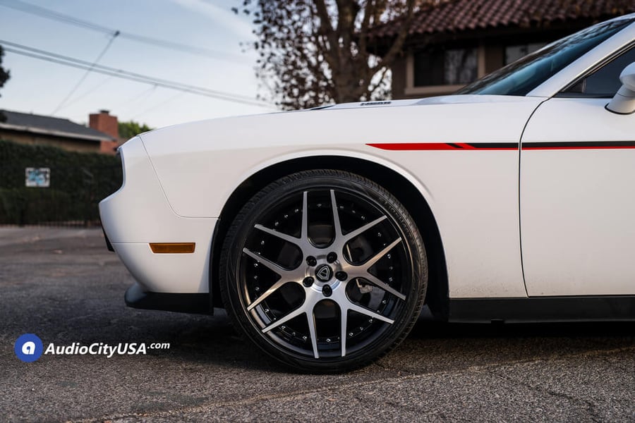 22" Capri Wheels C0136 Black Machined CONCAVE Rims | 2010 Dodge ...