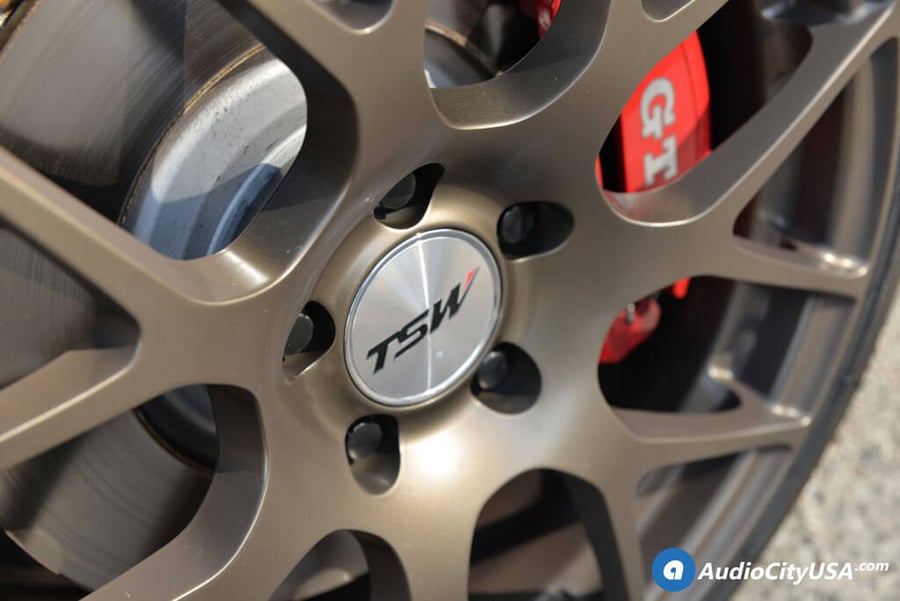 18" TSW Wheels Nurburgring Matte Brozne Rims For 2017 Volkswagen Golf GTI