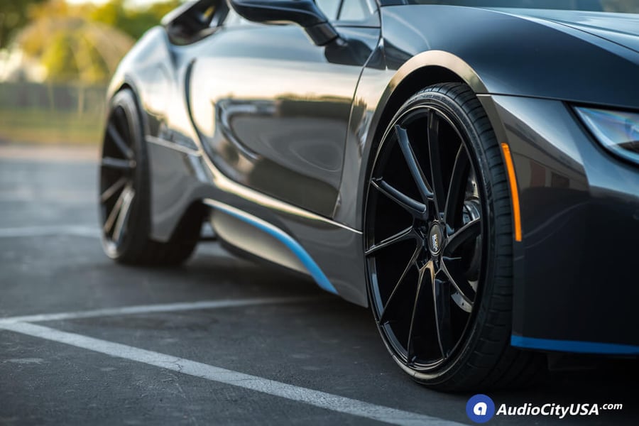 22″ Savini Wheels BM15 Gloss Black Super Concave Rims for 2016 BMW i8