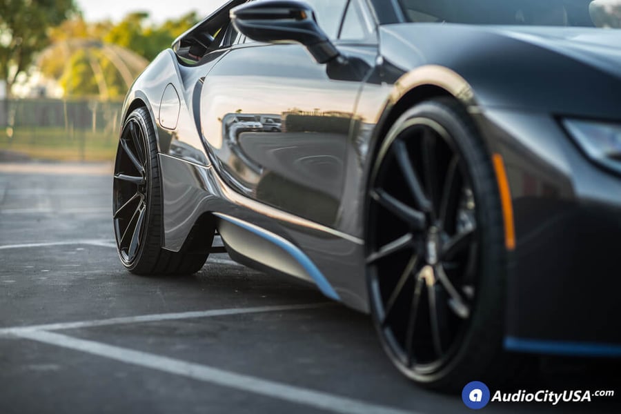 22″ Savini Wheels BM15 Gloss Black Super Concave Rims for 2016 BMW i8