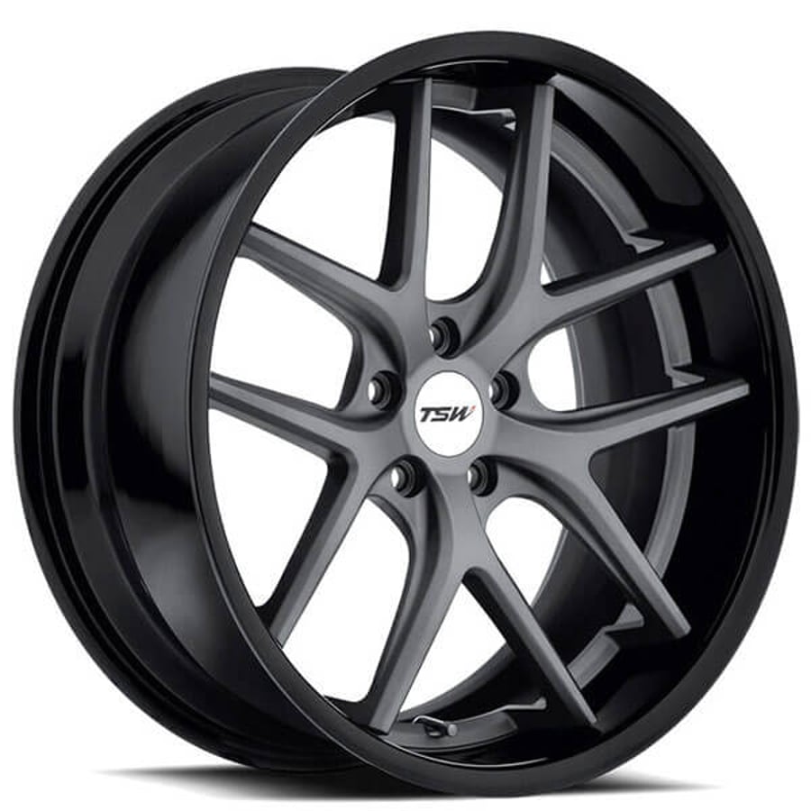 19" TSW Wheels Turbina Titanium Silver Rotary Forged Rims For 2009 ...