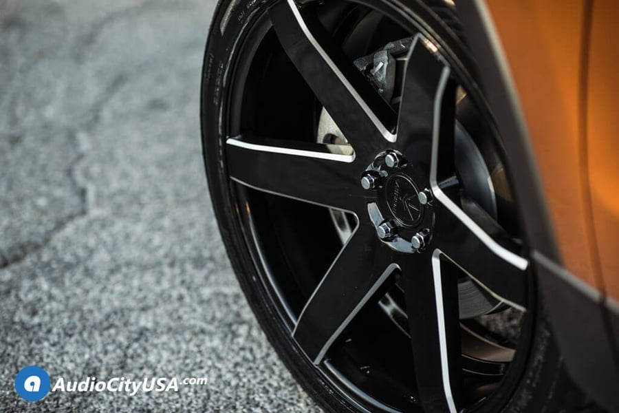 22″ Verde Wheels V24 Invictus Gloss Black Milled Rims 265-40-22 Nexen ...