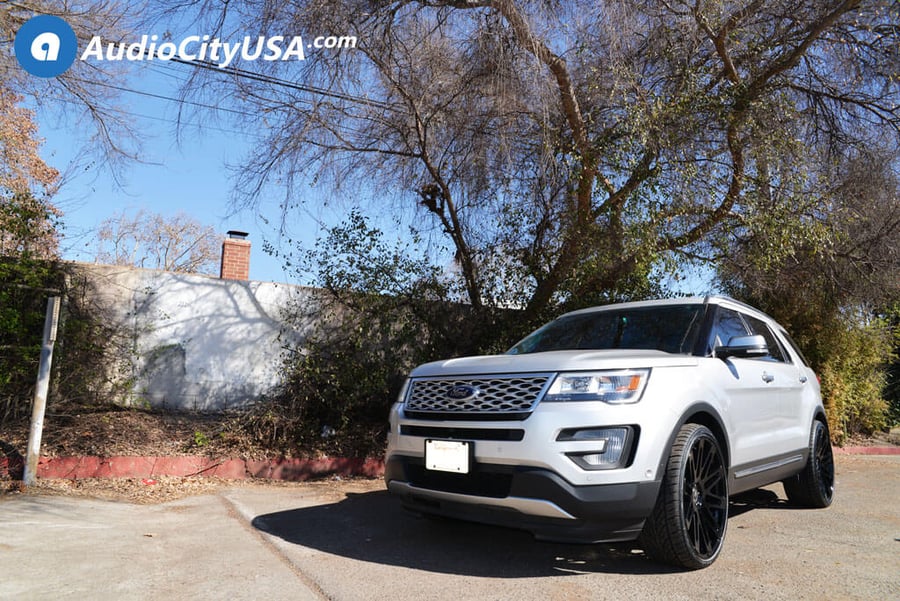 24" Road Force Wheels RF24 Gloss Black Rims | 275-30-24 Tires | 2016 ...