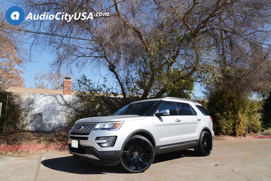 24" Road Force Wheels RF24 Gloss Black Rims | 275-30-24 Tires | 2016 ...