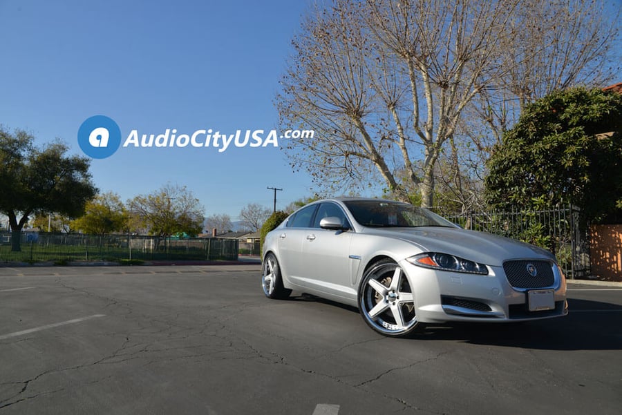 22" Azad Wheels AZ008 Semi Matte Silver with Chrome SS Lip Rims | 2014 ...