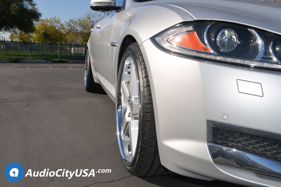 22" Azad Wheels AZ008 Semi Matte Silver with Chrome SS Lip Rims | 2014 ...